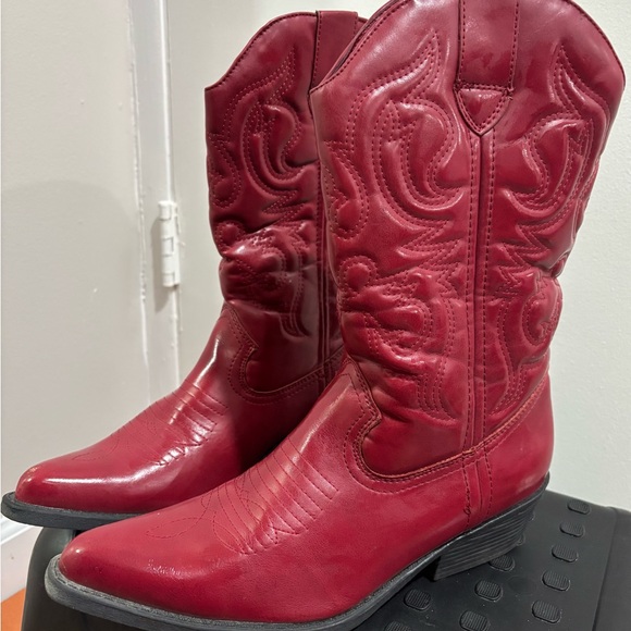 Rampage | Shoes | Rampage Red Western Boots Bold Look Slight ...